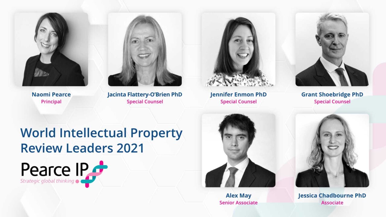 Pearce IP listed in World Intellectual Property Review - Pearce IP
