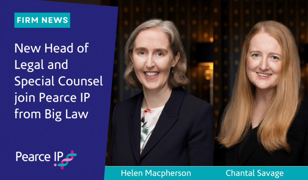 New Head of Legal and Special Counsel join Pearce IP from Big Law ...