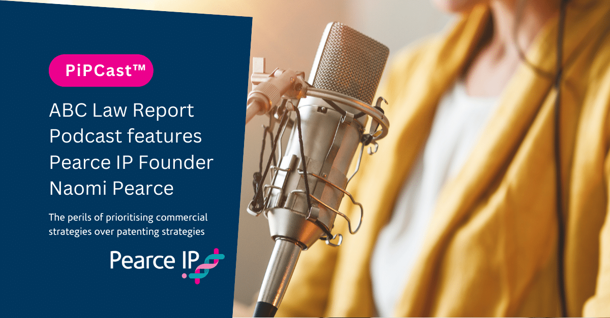 ABC Law Report Podcast features Pearce IP Founder Naomi Pearce | Pearce IP